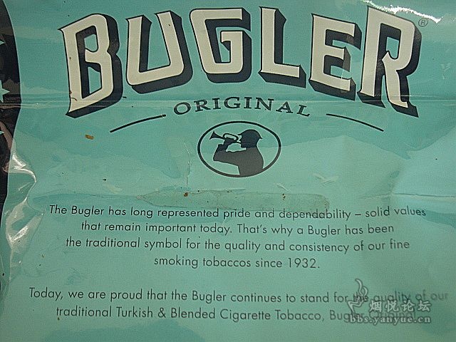 吹喇叭的号手------《BUGLER 》 - 手卷烟 - 烟悦网论坛