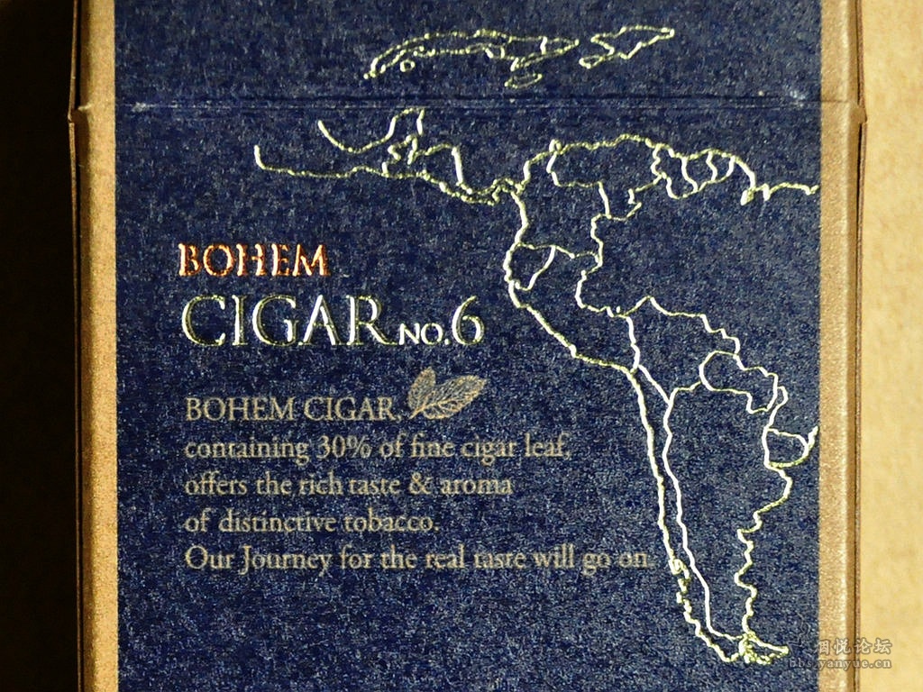 闻香识烟 品味之旅：BOHEM（CIGAR NO.6） - 香烟漫谈 - 烟悦网论坛