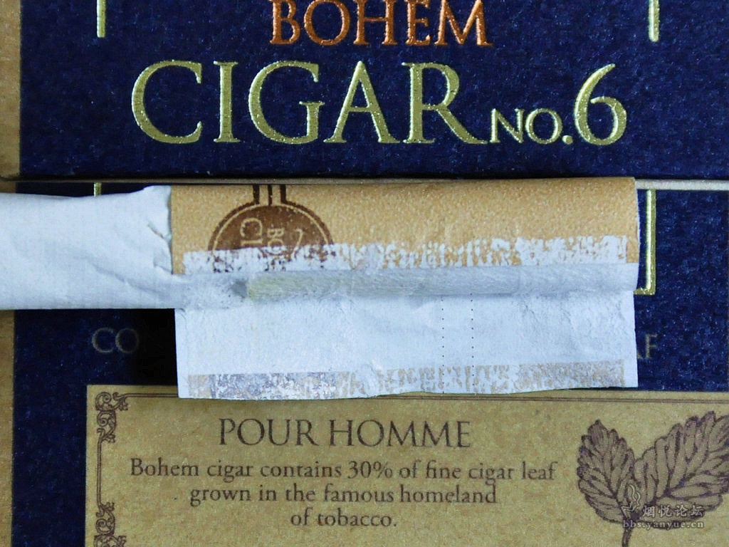 闻香识烟 品味之旅：BOHEM（CIGAR NO.6） - 香烟漫谈 - 烟悦网论坛