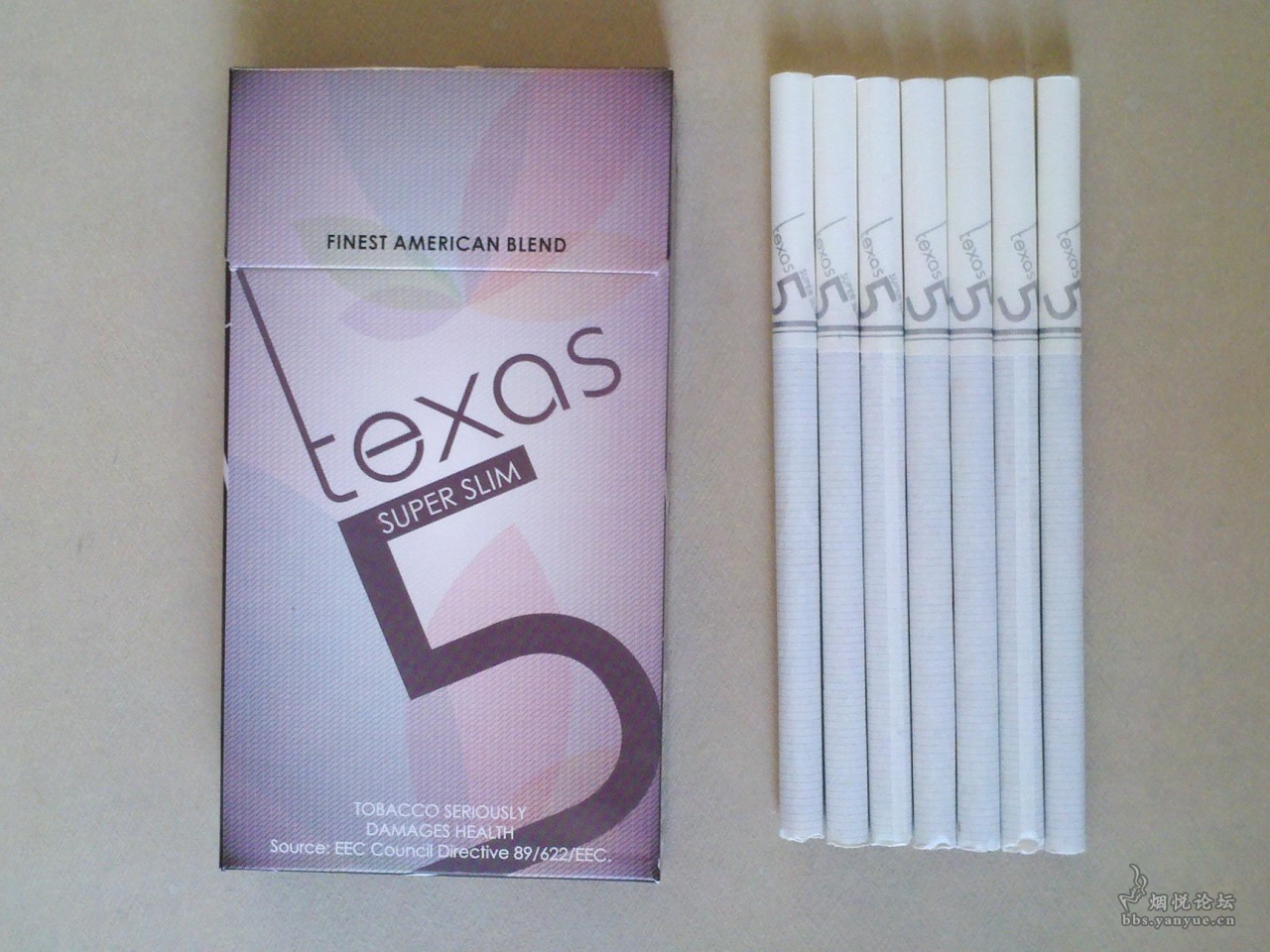 德克萨斯（texas）5（超细） - 香烟品鉴 - 烟悦网论坛