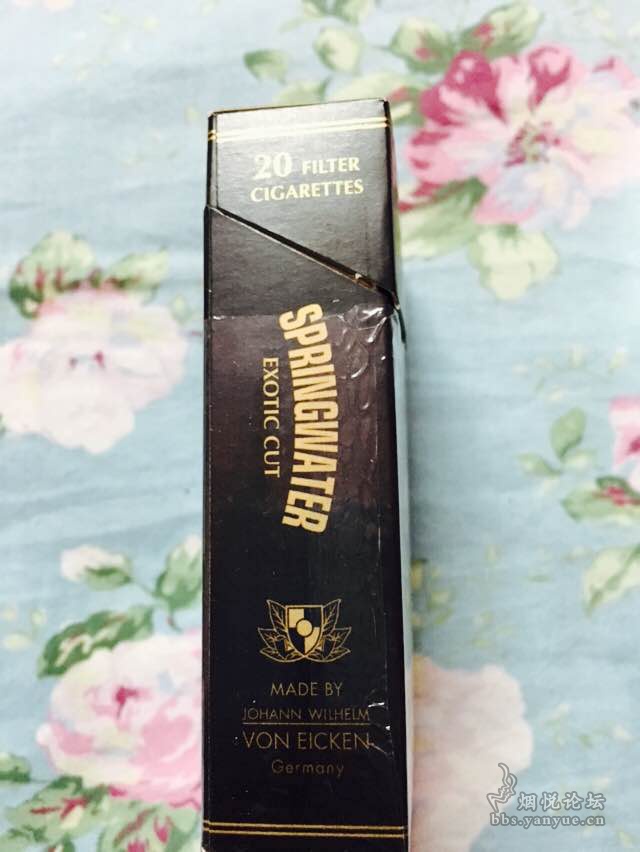 春泉？春水？德国springwater. - 香烟品鉴 - 烟悦网论坛
