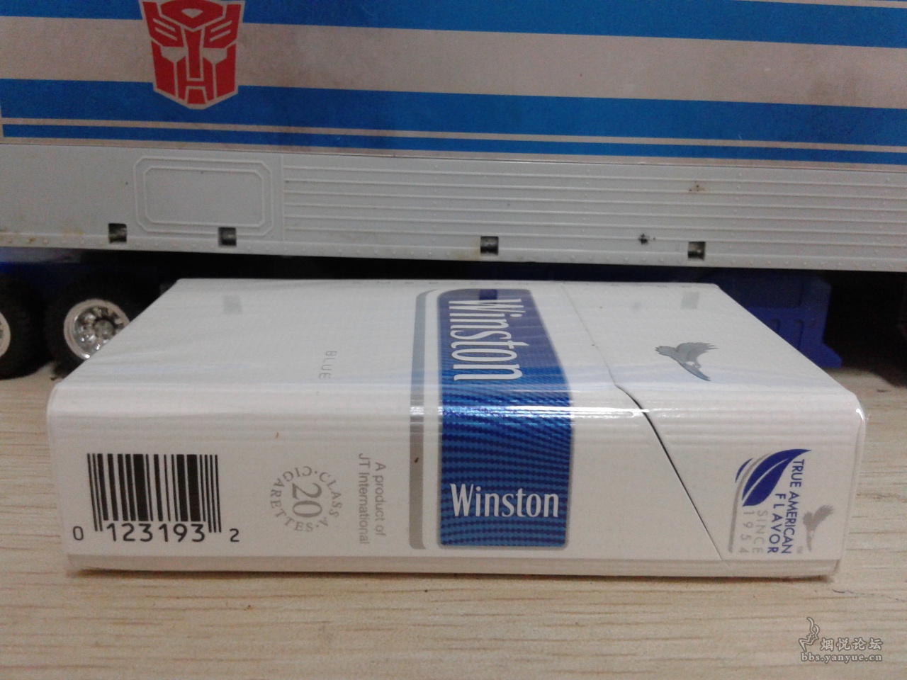 缅税WINSTON（blue）实物3D标 - 烟标天地 - 烟悦网论坛
