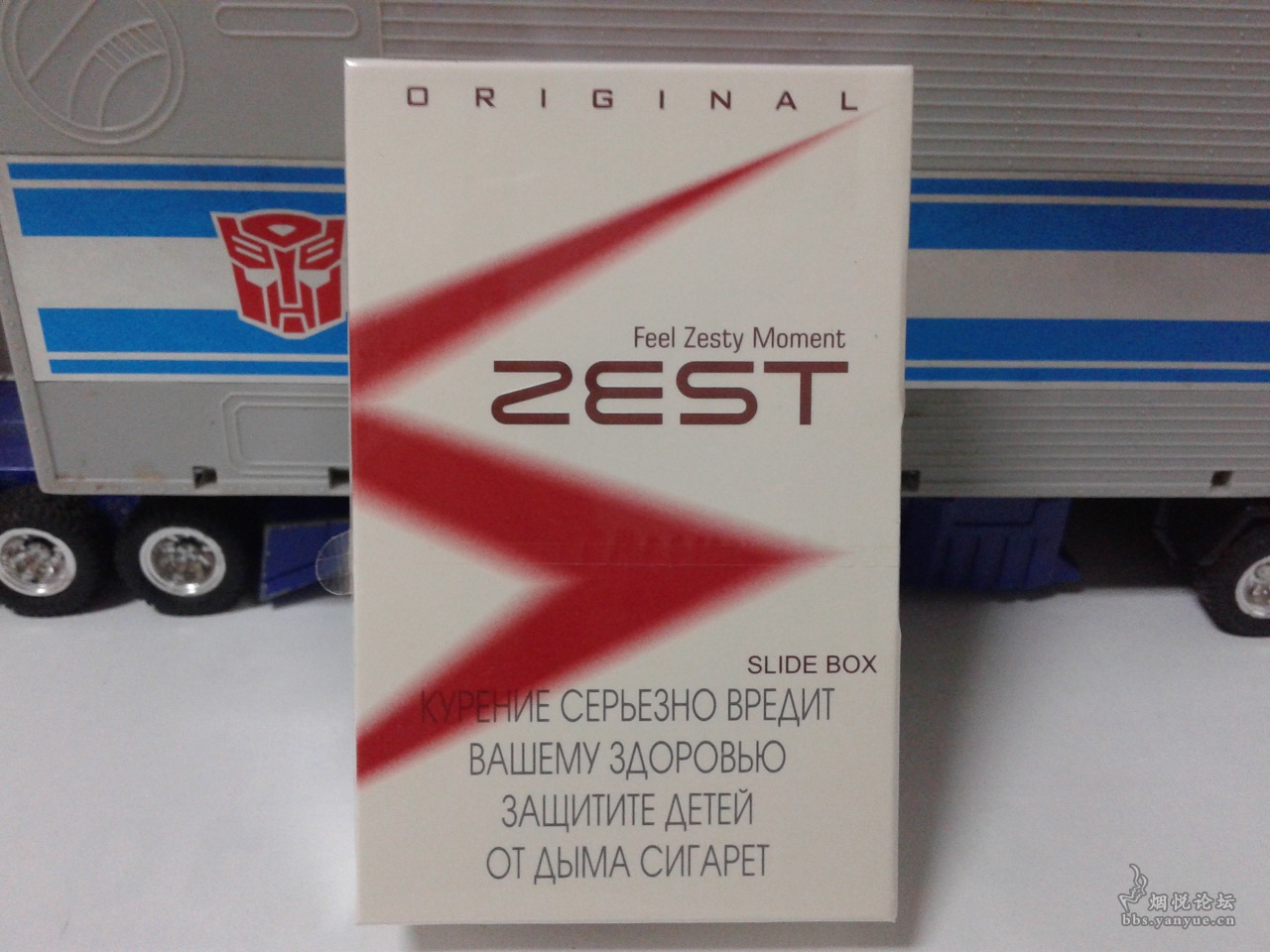 哈萨克加税版红ZEST实物3D标 - 烟标天地 - 烟悦网论坛