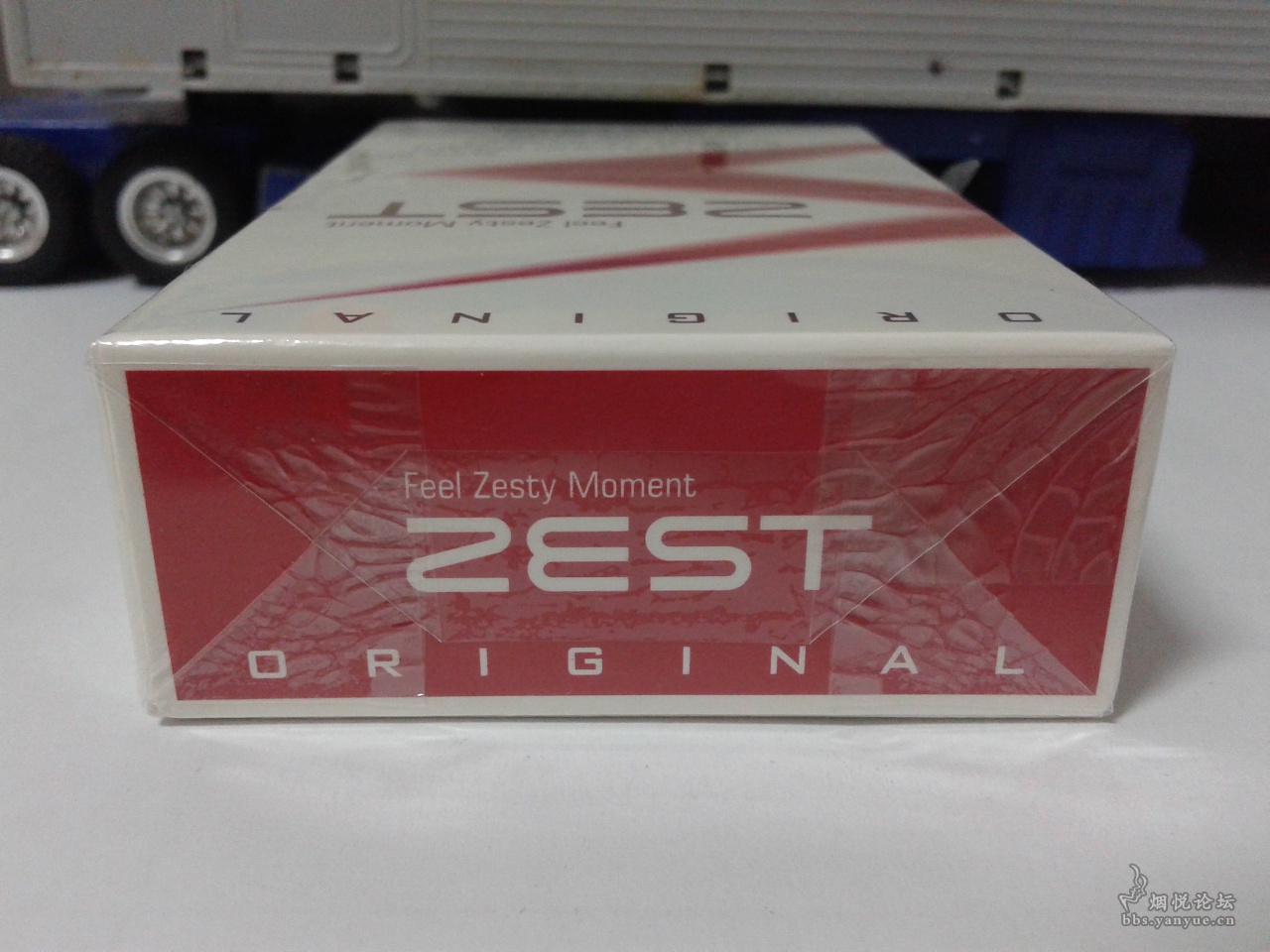 哈萨克加税版红ZEST实物3D标 - 烟标天地 - 烟悦网论坛