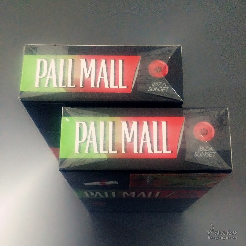 菲税波迈草莓爆珠PALL MALL IBIZA SUNSET - 香烟漫谈 - 烟悦网论坛