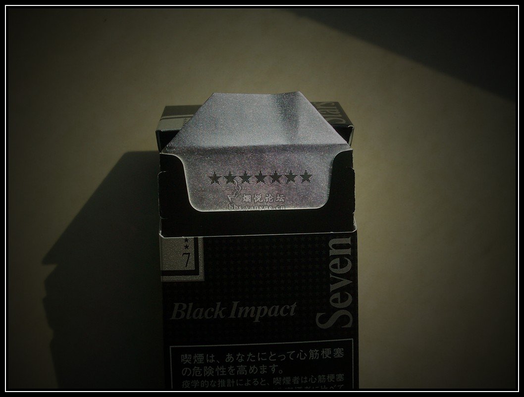 堕落的黑~Seven Star日本岛内Black Impact版 - 香烟漫谈 - 烟悦网论坛