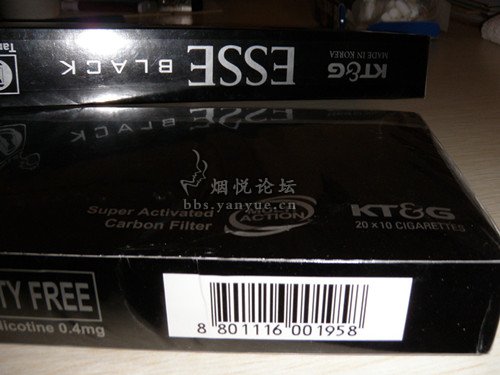 ESSE BLACK - 香烟漫谈 - 烟悦网论坛