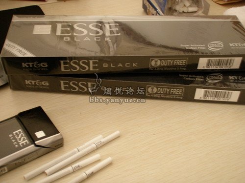 ESSE BLACK - 香烟漫谈 - 烟悦网论坛