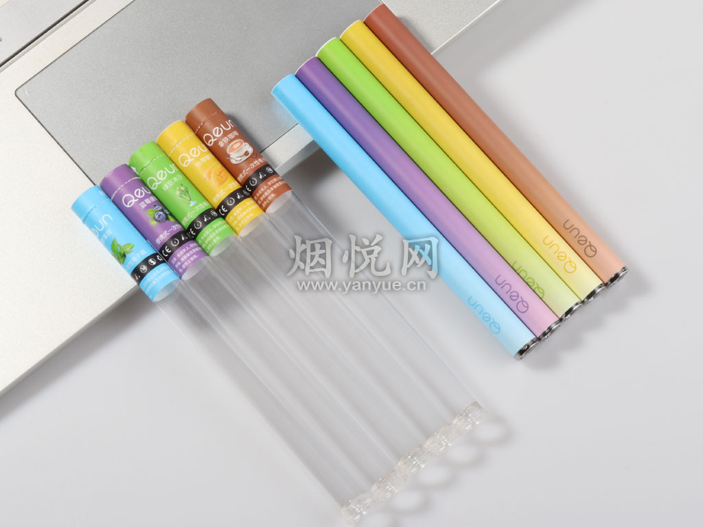 Qeun一次性电子烟 真伪鉴别实拍电子烟图片 [电子烟信息-烟悦网]