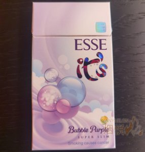 ESSE it's Bubble Purple Super Slim(South Korea) 香烟正品价格表，真伪鉴别口感评测各地价格多少钱 ...