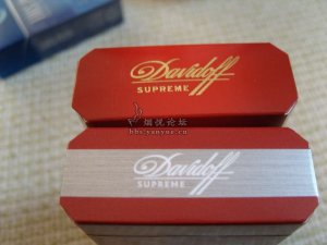 Davidoff SUPREME 新与旧。Davidoff 也算是欧洲精致高档卷烟的代表了 私货国内价格不...[话题-烟悦网]