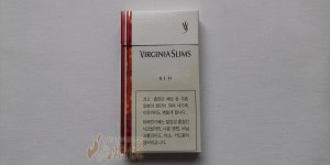 韩版的 Virginia Slims （ red） ）烟标。Virginia Slims维珍妮牌女士香烟是菲利普·...[话题-烟悦网]