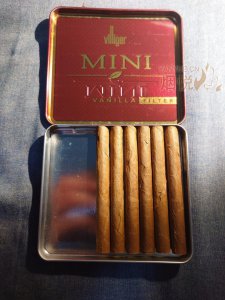 villiger mini 10 filter cigars vanilla flavor（villiger机制雪茄香草口味）。价格6 ...