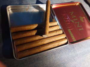 villiger mini 10 filter cigars vanilla flavor（villiger机制雪茄香草口味）。价格6...[话题-烟悦网]