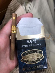 BOHEM CIGAR SIGNATURE(South Korea Duty Free) 香烟正品价格表，真伪鉴别口感评测各地价格多少钱 ...